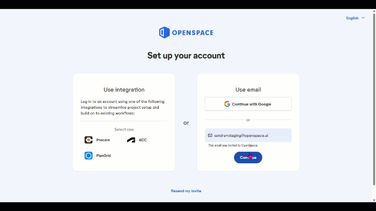 OpenSpace Account Set Up and Login – OpenSpace Help Center