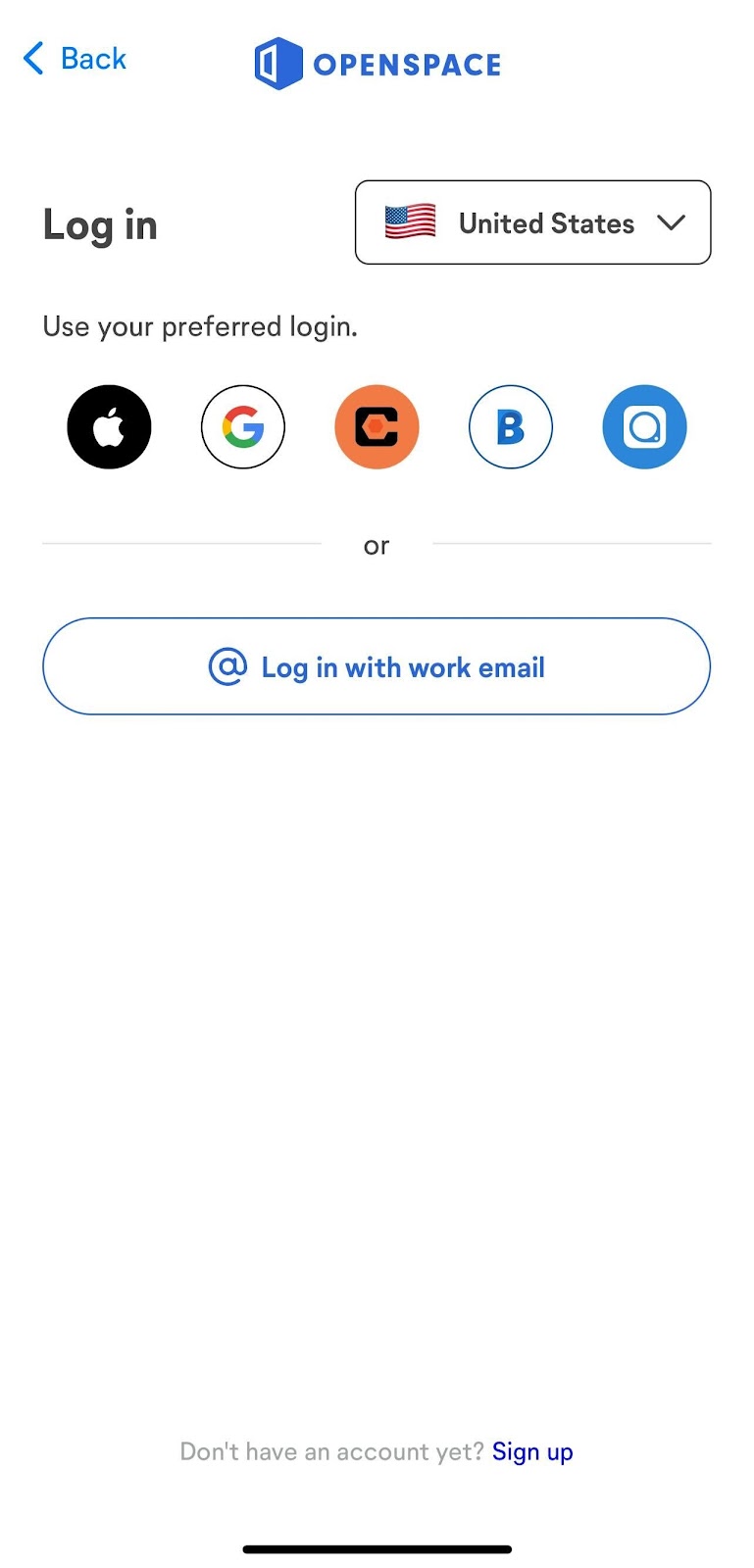 Logging Into The Openspace Mobile App Openspace Help Center