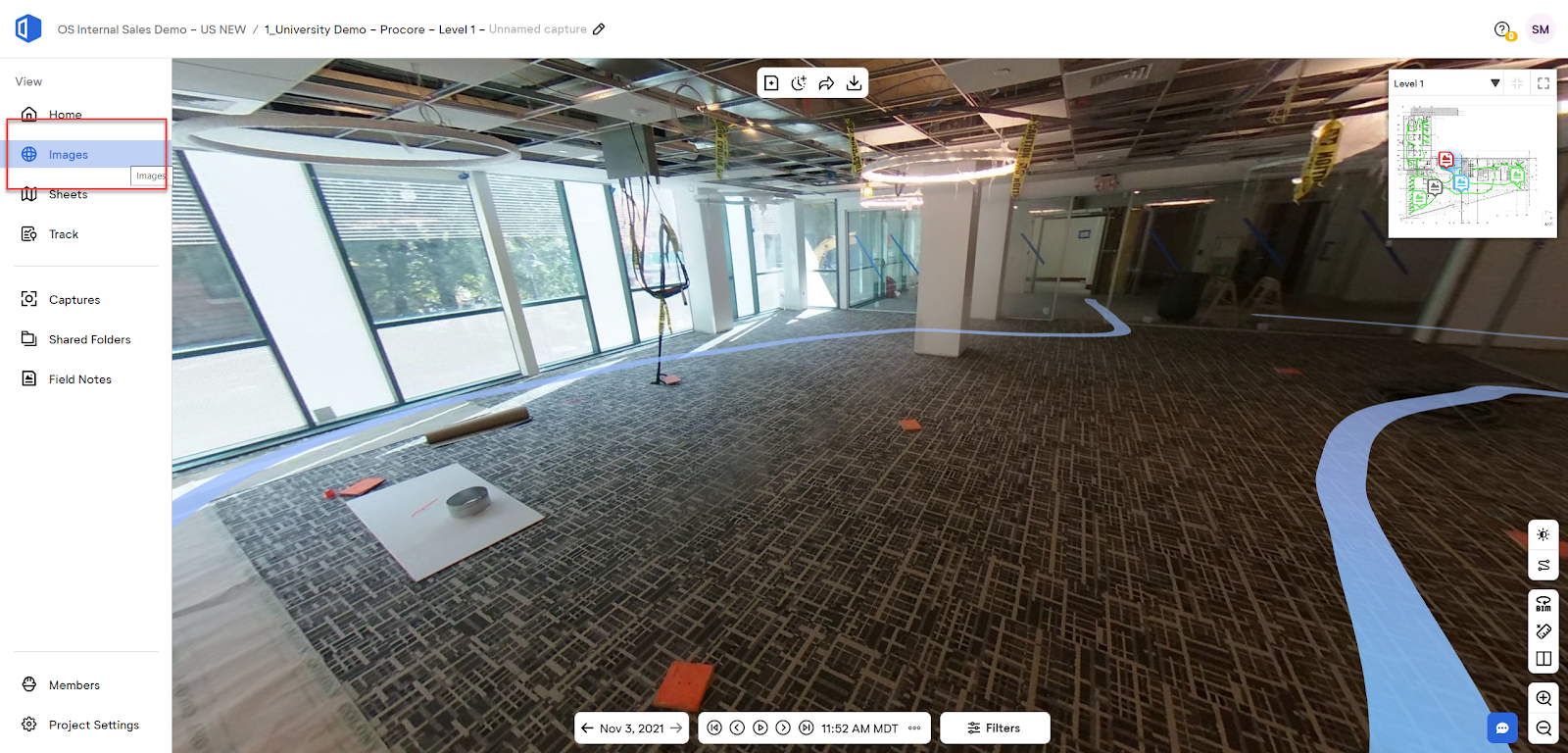 Viewing OpenSpace Captures - Capture Paths – OpenSpace Help Center
