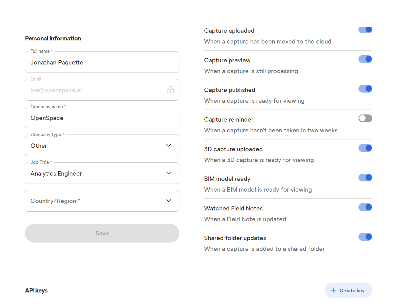 Usage API – OpenSpace Help Center
