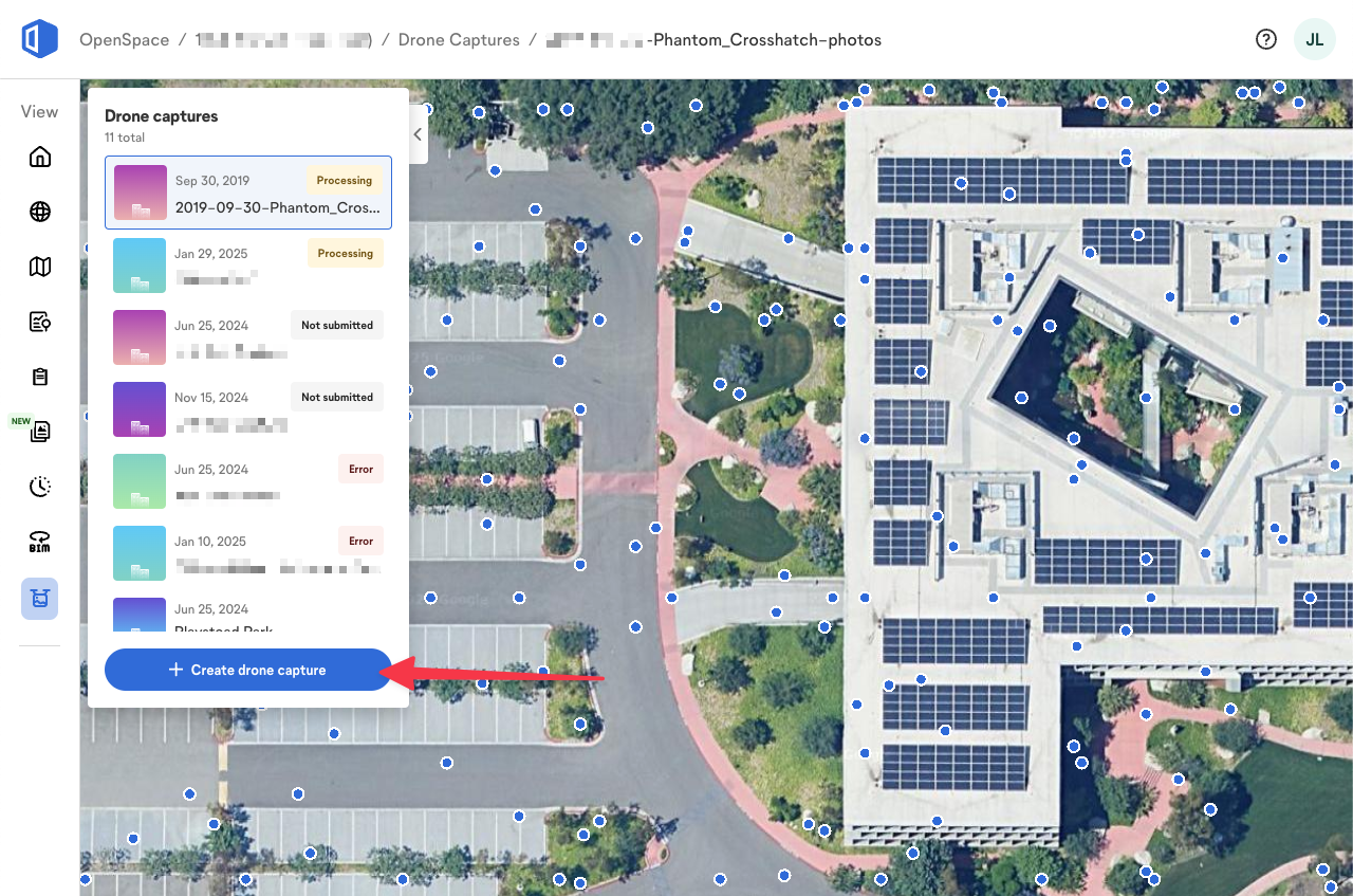 Drone Image Uploading and Processing – OpenSpace Help Center