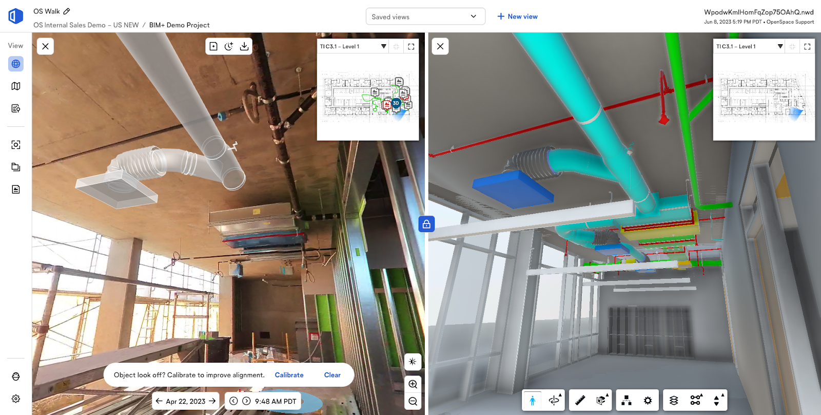 BIM Element Overlay – OpenSpace-Hilfezentrum