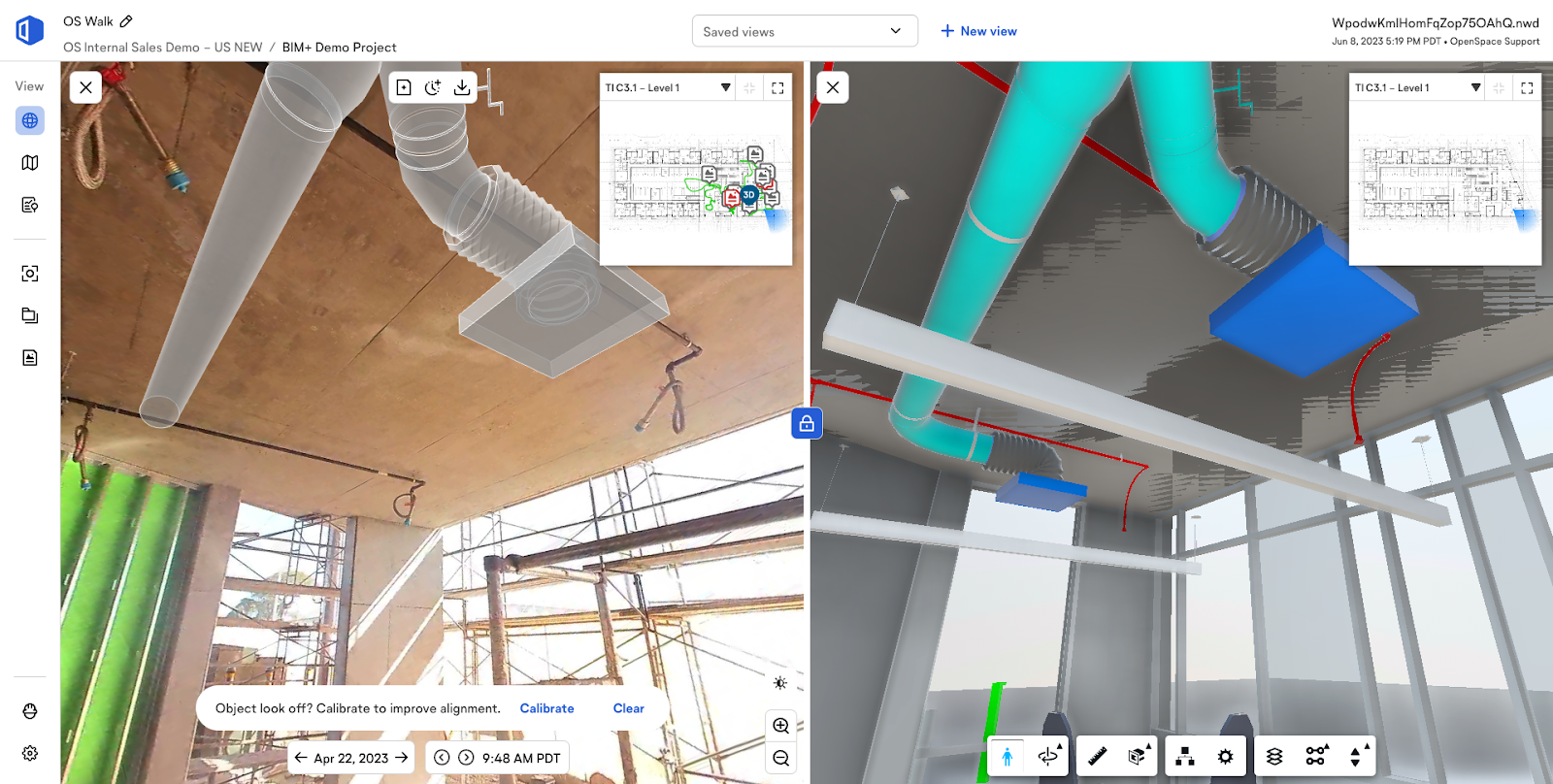 BIM Element Overlay – OpenSpace-Hilfezentrum