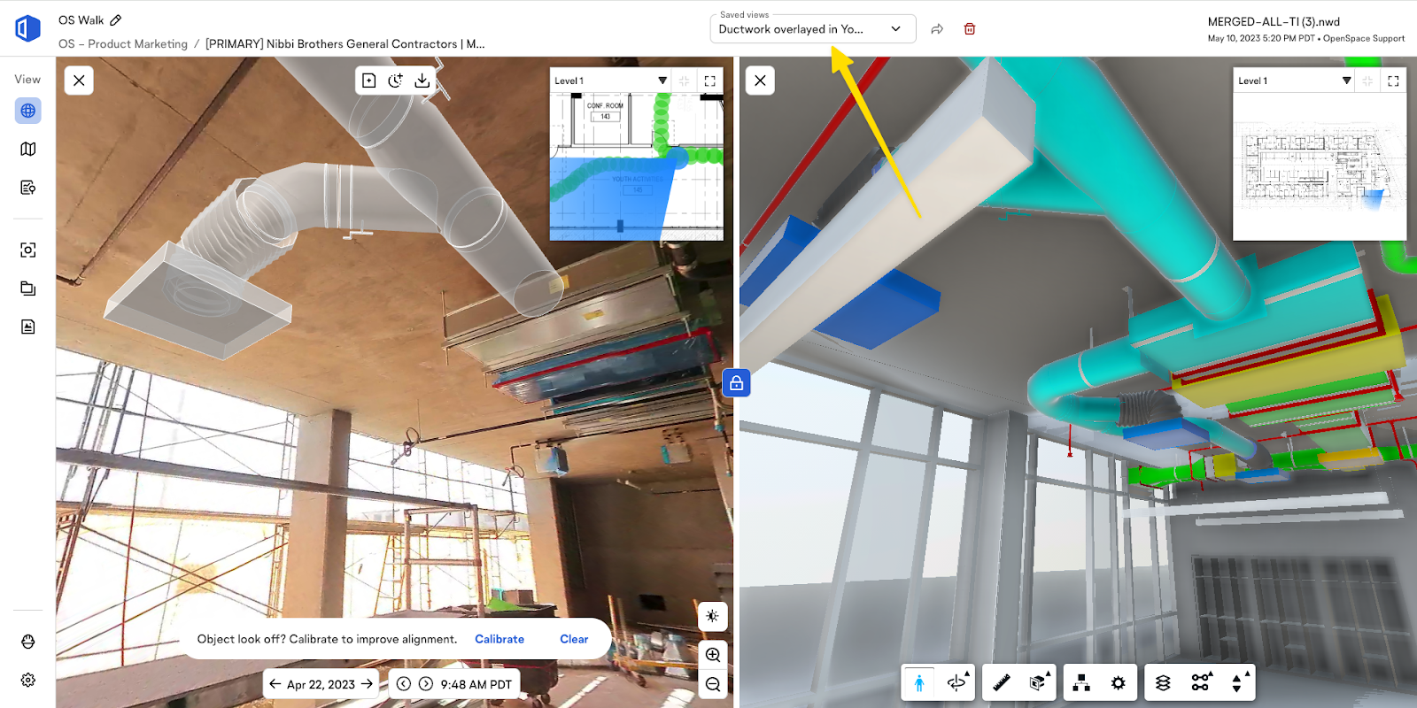BIM Element Overlay – OpenSpace-Hilfezentrum