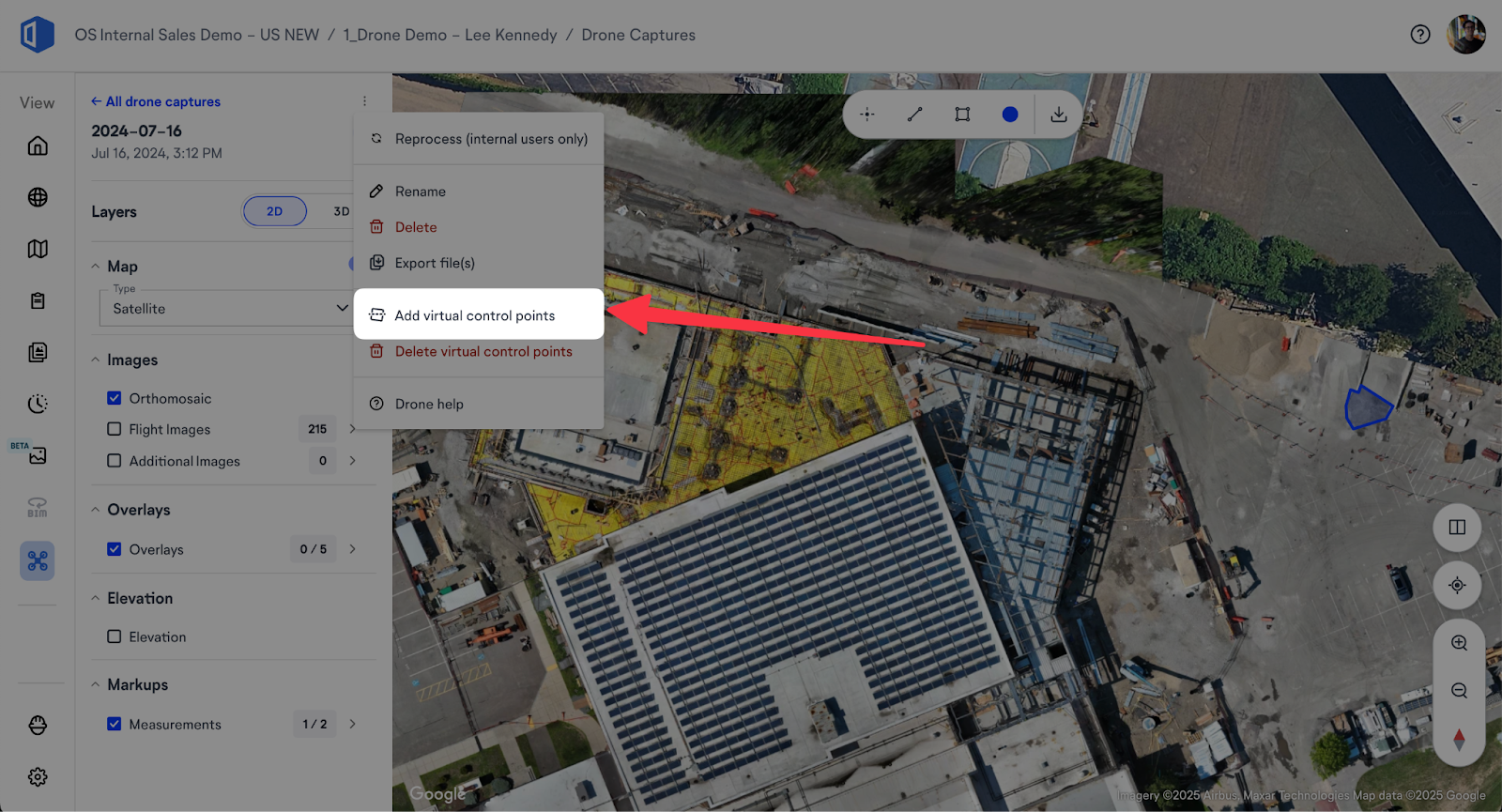 Using Virtual Control Points in OpenSpace Air – OpenSpace Help Center
