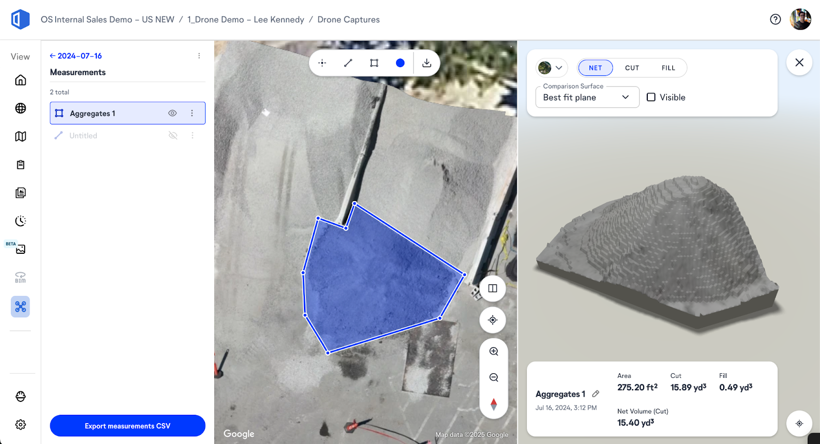 Creating Measurements in OpenSpace Air – OpenSpace Help Center